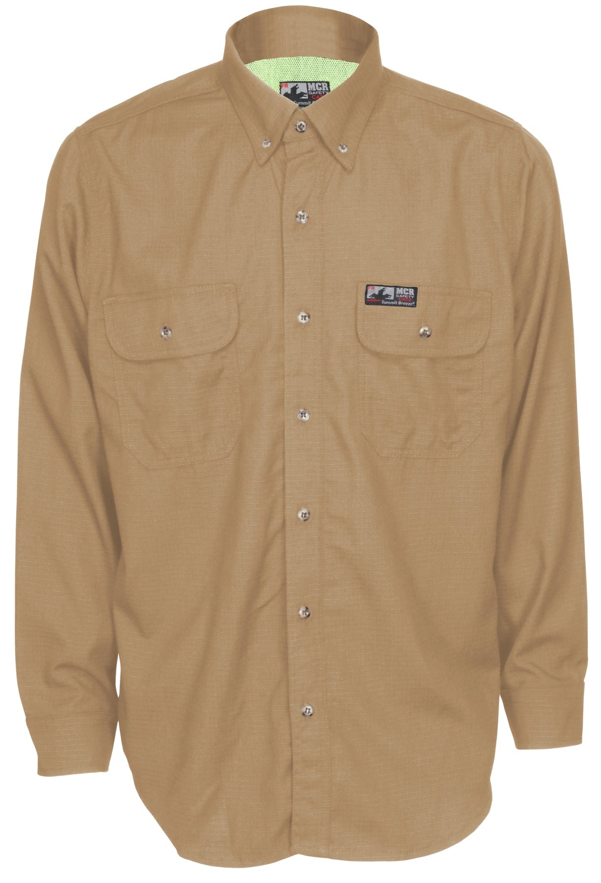 SBS1003 - Summit Breeze® 5.5 oz FR Work Shirt Tan – MCR Safety's Buy & Try