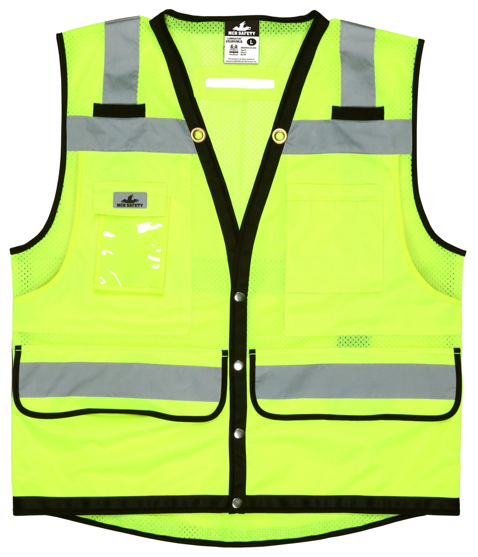 VSURVMLB - ANSI Class 2 Hi-Vis Vest - 9 Pockets – MCR Safety's Buy & Try